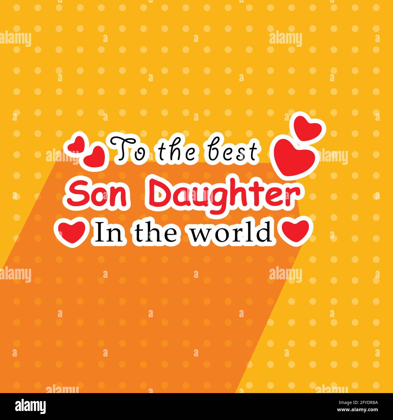 Son's Daughter's Day Background Stock Vector Image & Art - Alamy