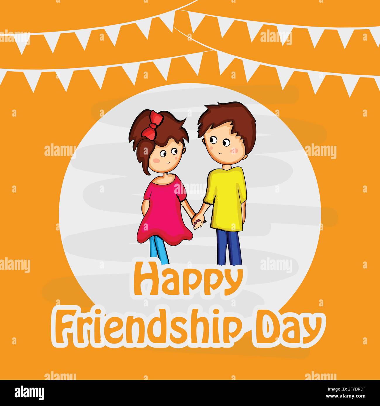 Friendship Day background Stock Vector Image & Art - Alamy