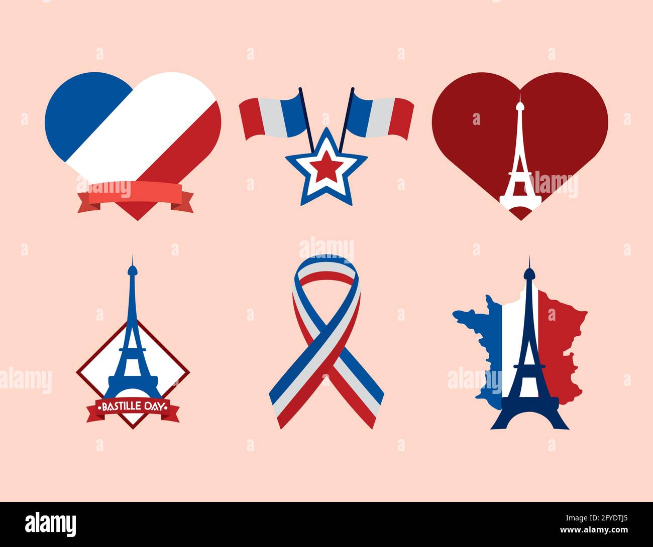 french stuff set Stock Vector Image & Art - Alamy