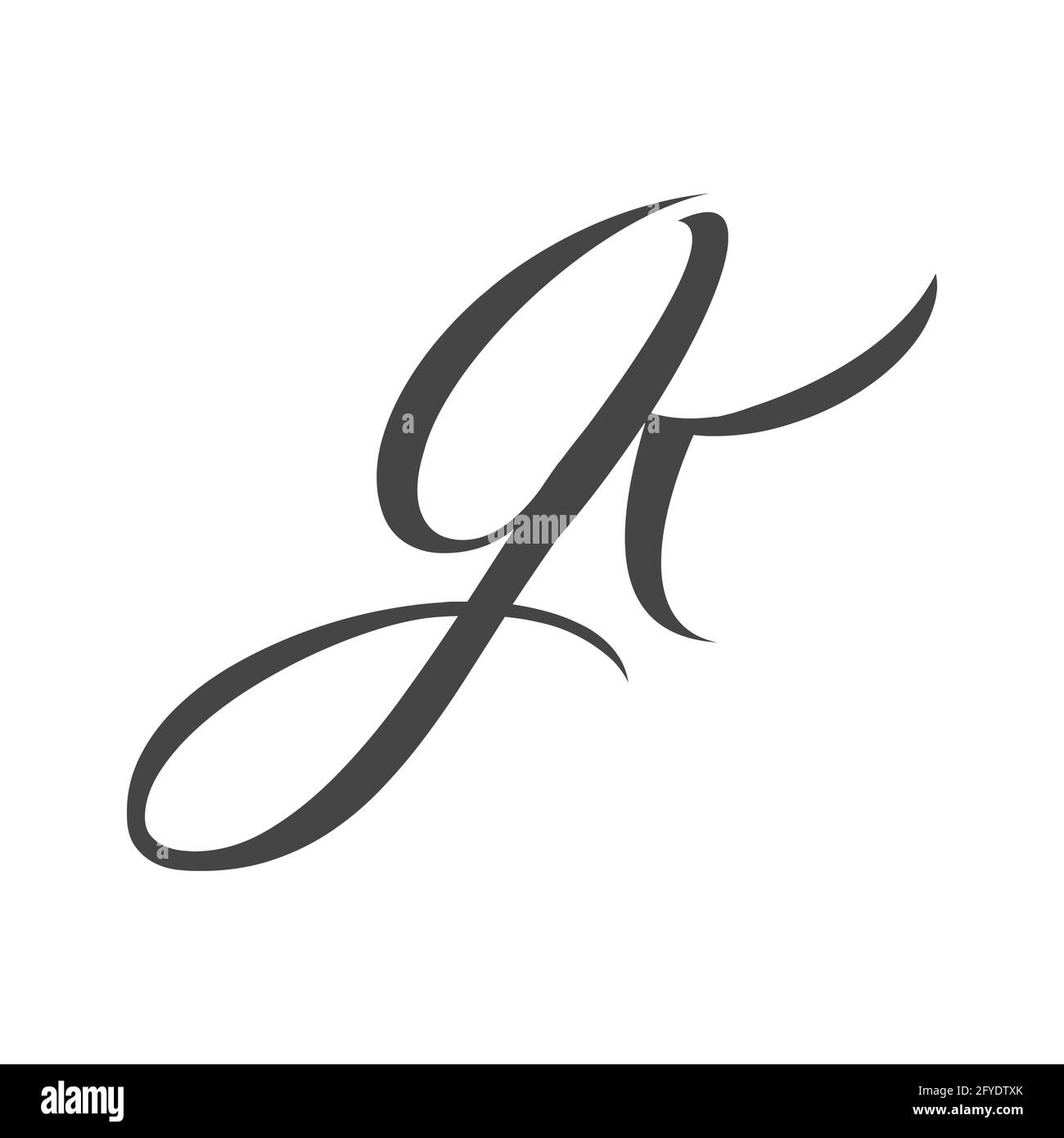 Alphabet letters Initials Monogram logo KG, GK, K and G Stock Vector ...