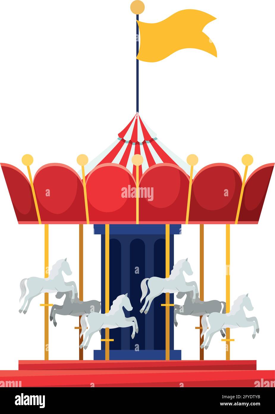 Fairground attractions attraction Cut Out Stock Images & Pictures - Alamy