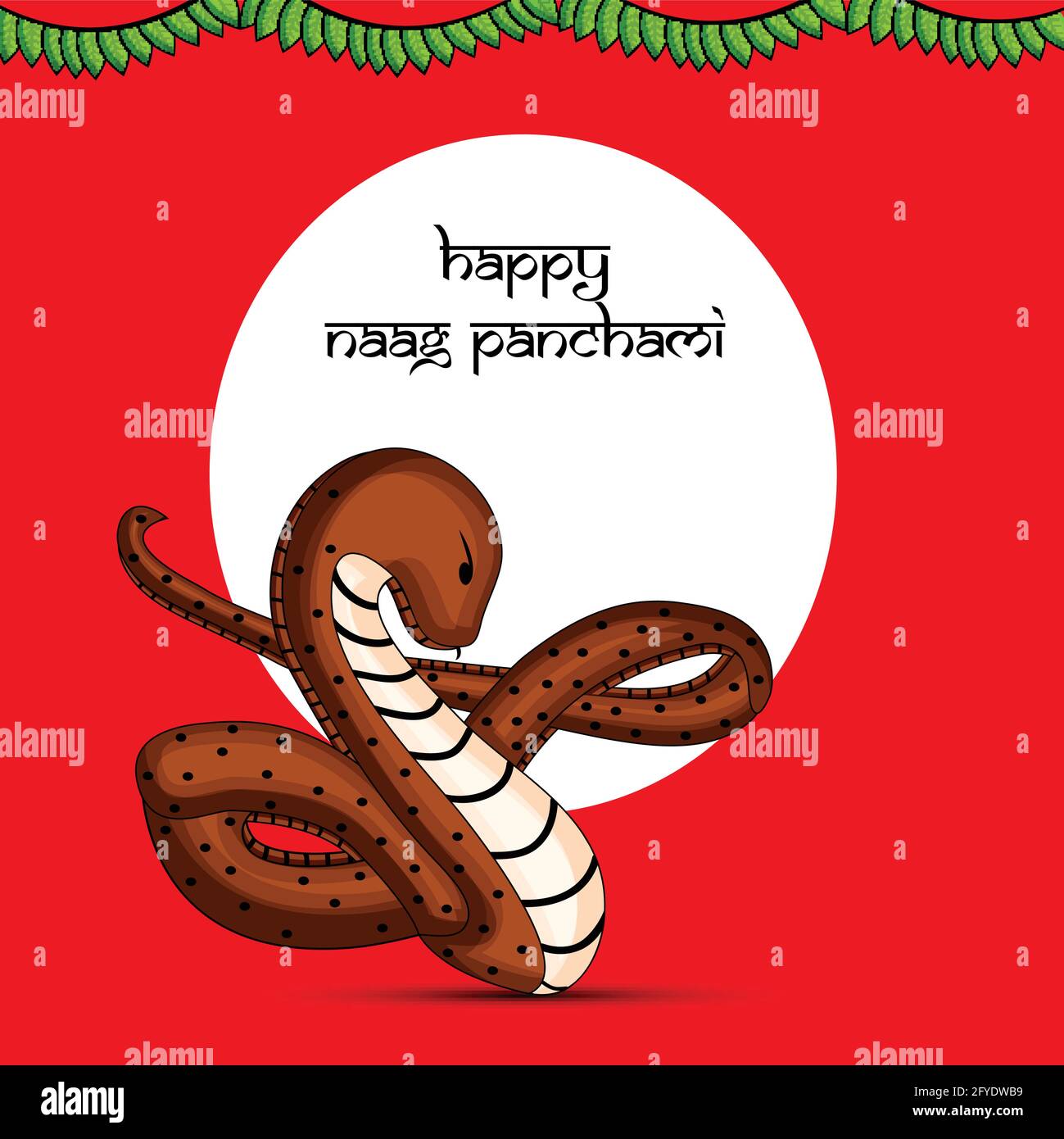 Hindu Festival Naag Panchami Stock Vector Image & Art - Alamy