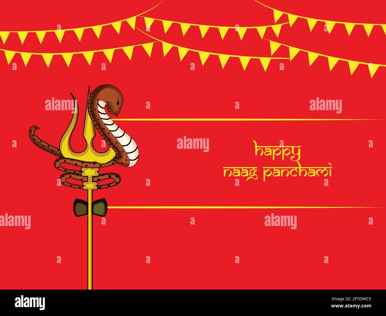Hindu Festival Naag Panchami Stock Vector Image & Art - Alamy