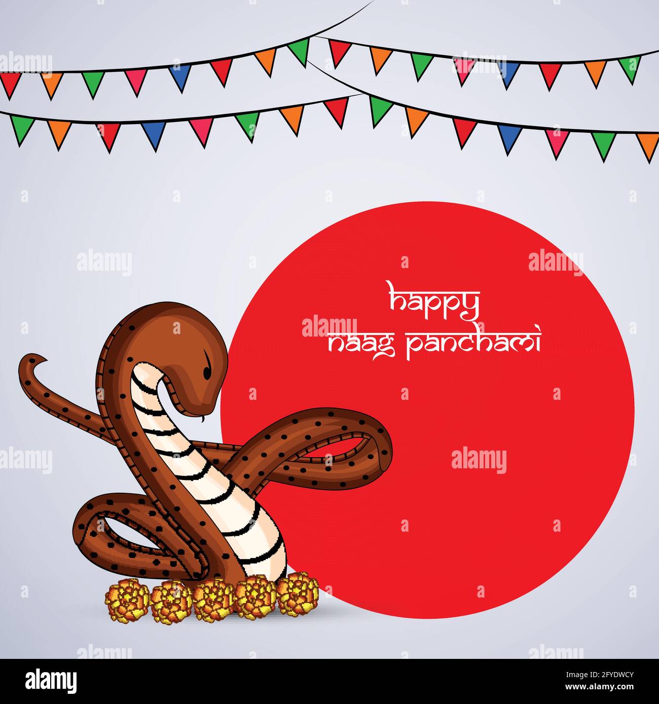Hindu Festival Naag Panchami Stock Vector Image & Art - Alamy