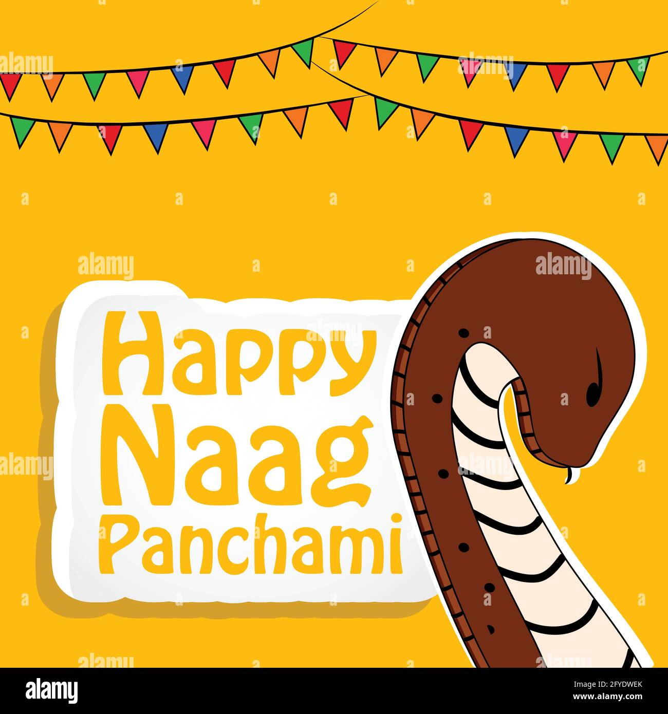 Hindu Festival Naag Panchami Stock Vector Image & Art - Alamy