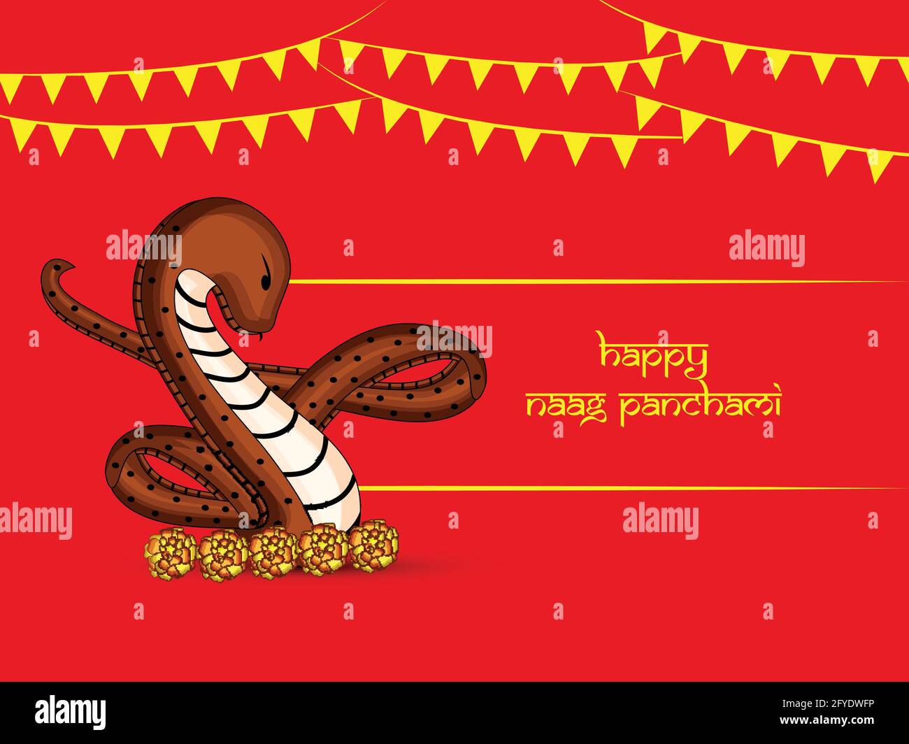 Hindu Festival Naag Panchami Stock Vector Image & Art - Alamy
