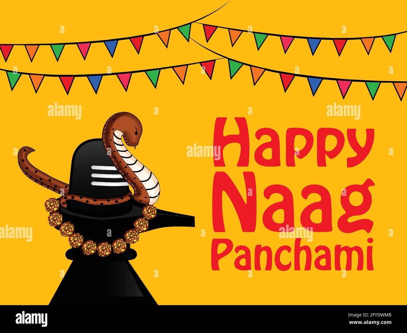 Hindu Festival Naag Panchami Stock Vector Image & Art - Alamy