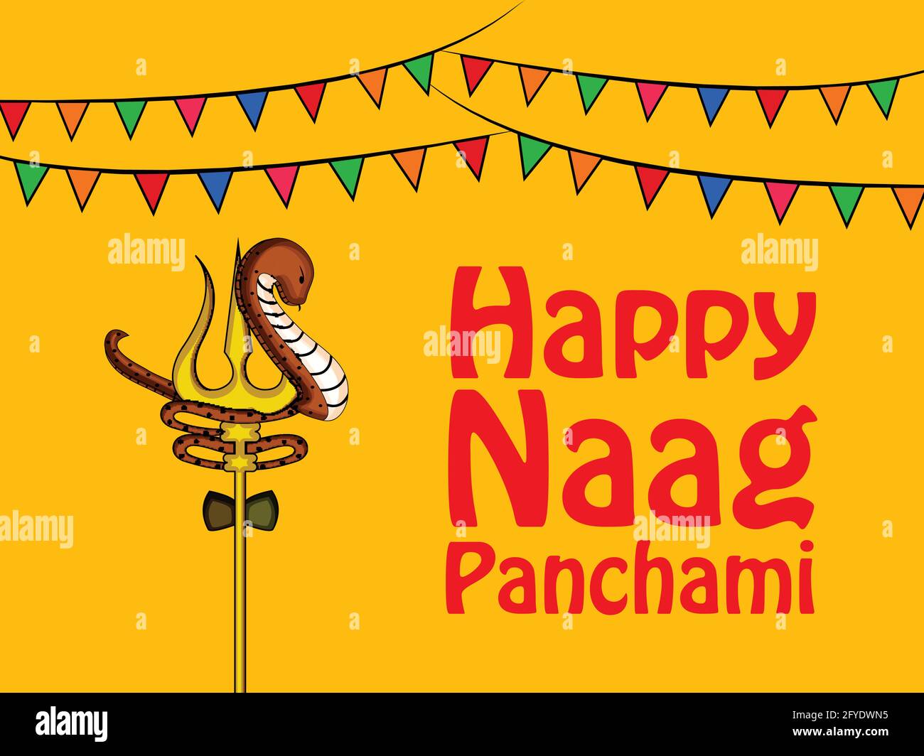 Hindu Festival Naag Panchami Stock Vector Image & Art - Alamy