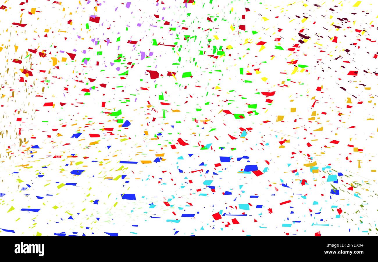 Confetti Abstract multi colored vector background Isolated illustration ...