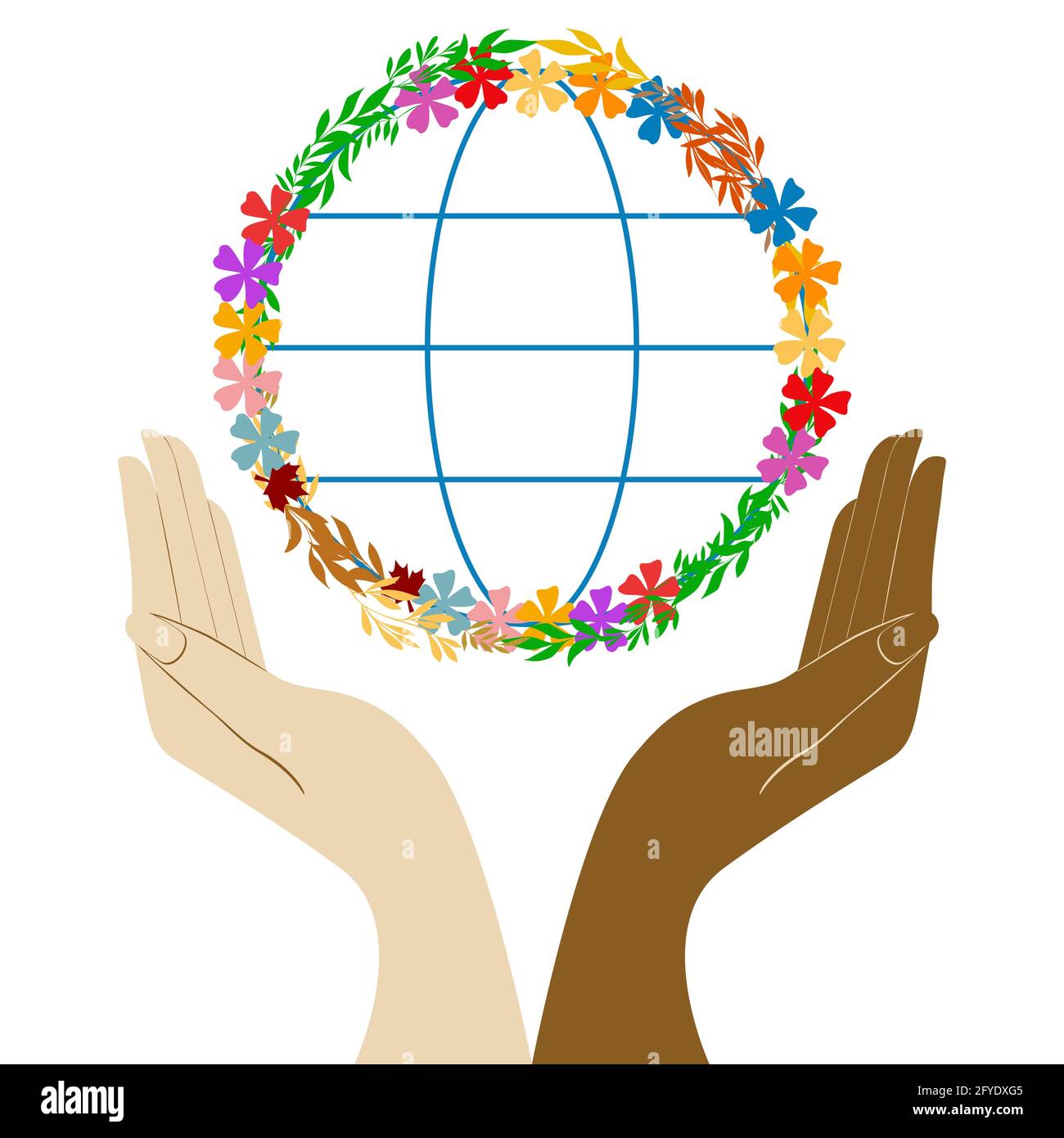 Diversity Hands World