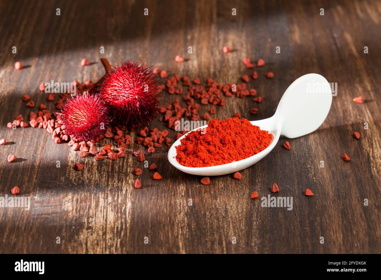 Bixa Orellana - Organic achiote; Is a seasoning and food coloring Stock ...
