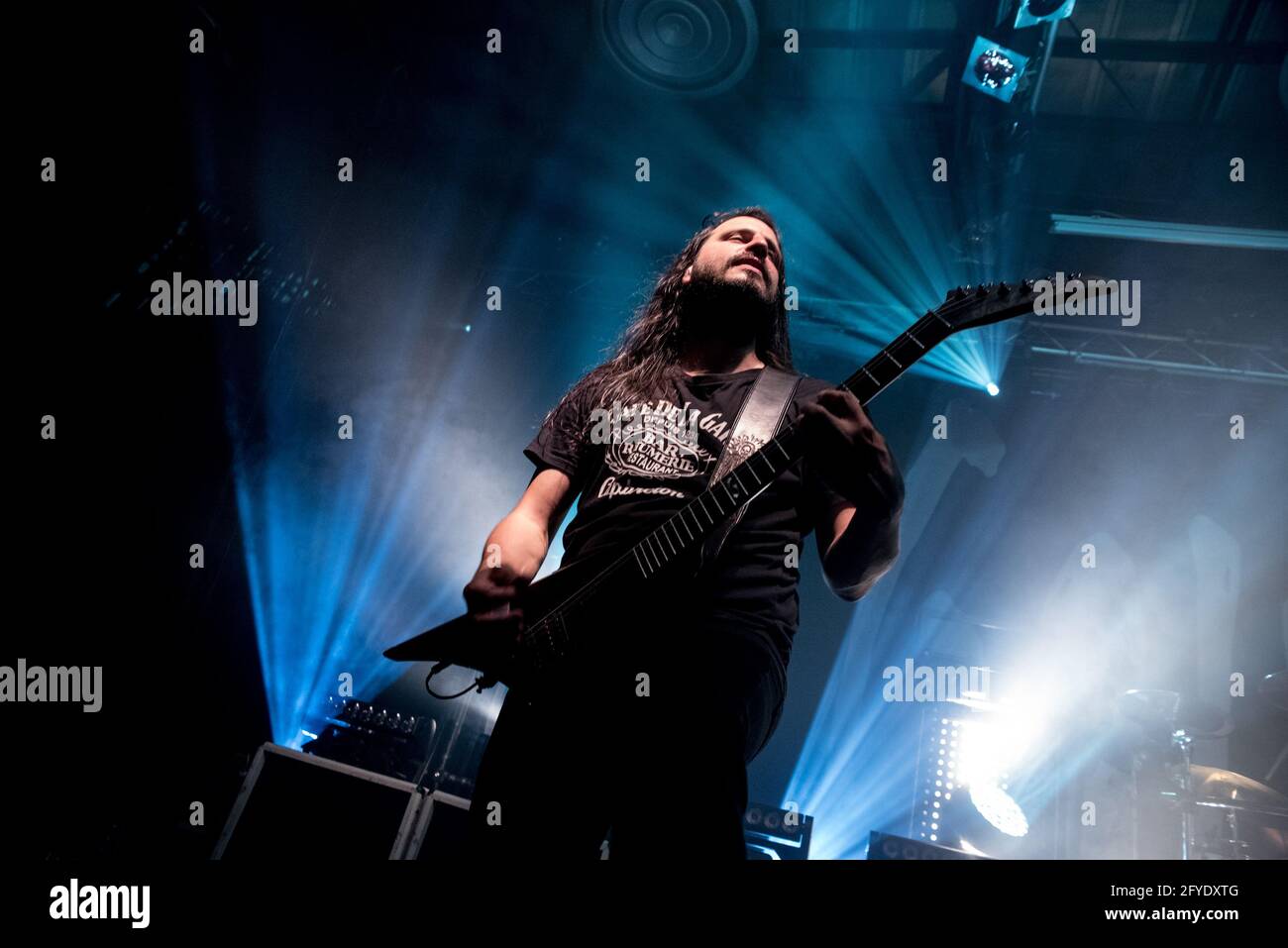 MILAN, ITALY - JUNE 22: Lead guitarist Christian Andreu from Gojira ...