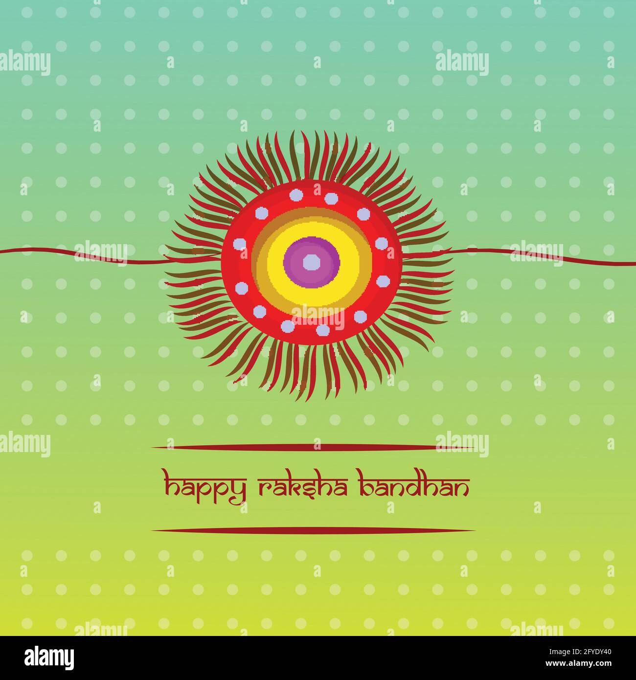 Hindu festival Raksha Bandhan Stock Vector Image & Art - Alamy