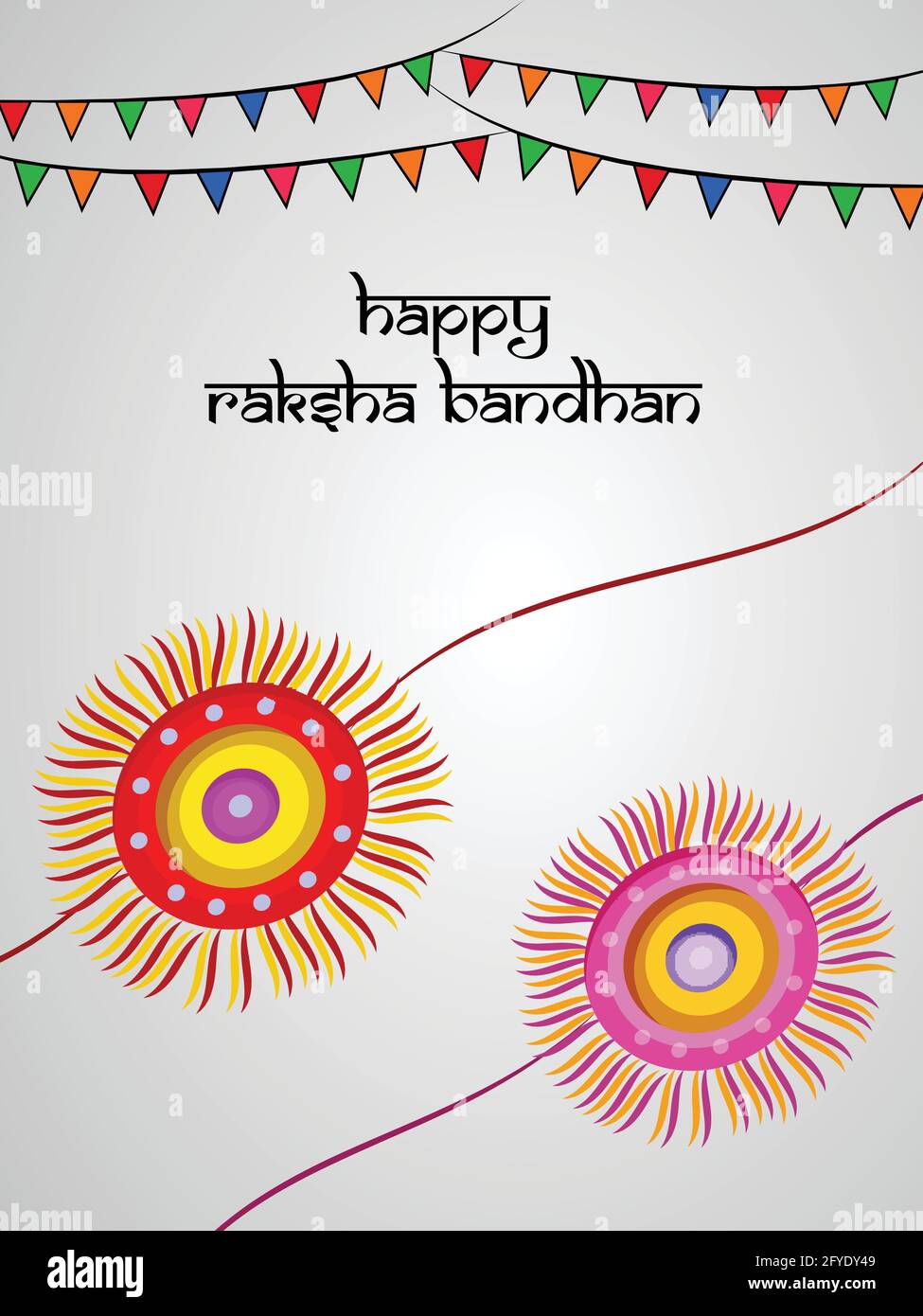 Hindu festival Raksha Bandhan Stock Vector Image & Art - Alamy