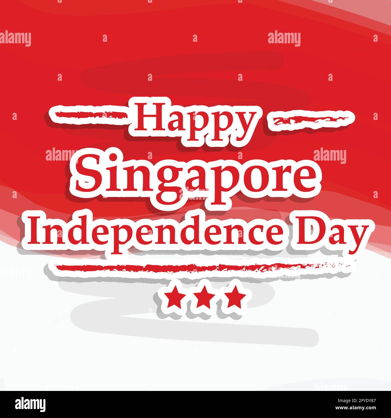 Happy singapore national day Stock Vector Images - Alamy
