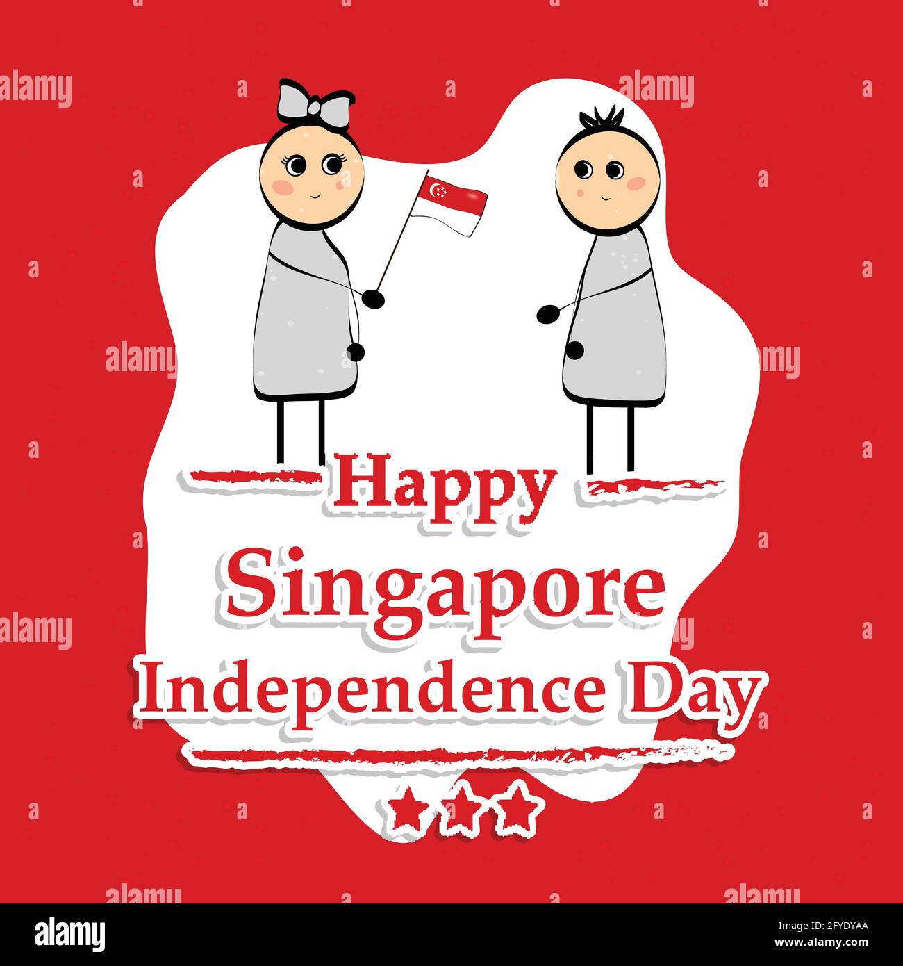 Happy singapore national day Stock Vector Images - Alamy
