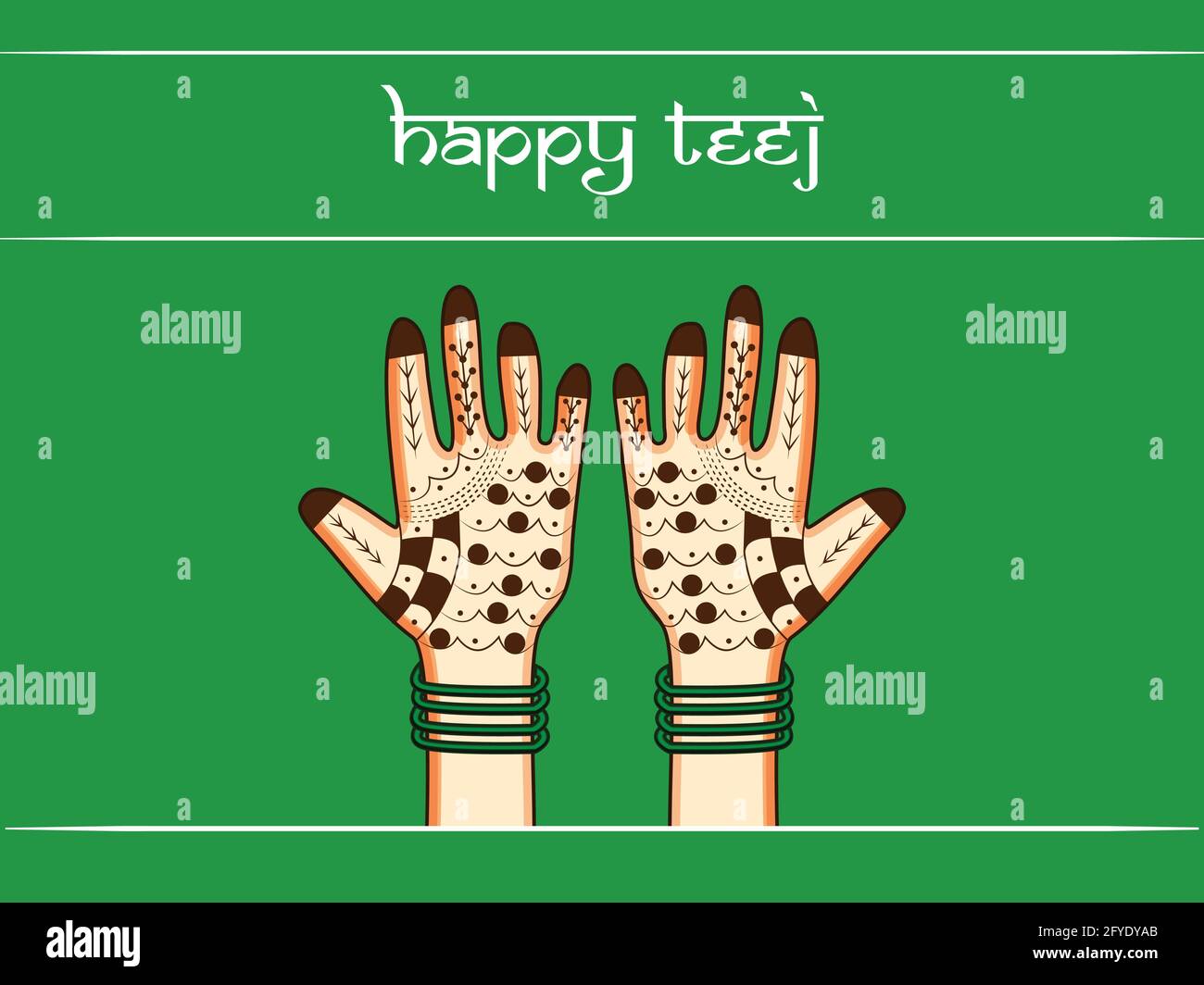 Indian festival Teej Stock Vector Image & Art - Alamy