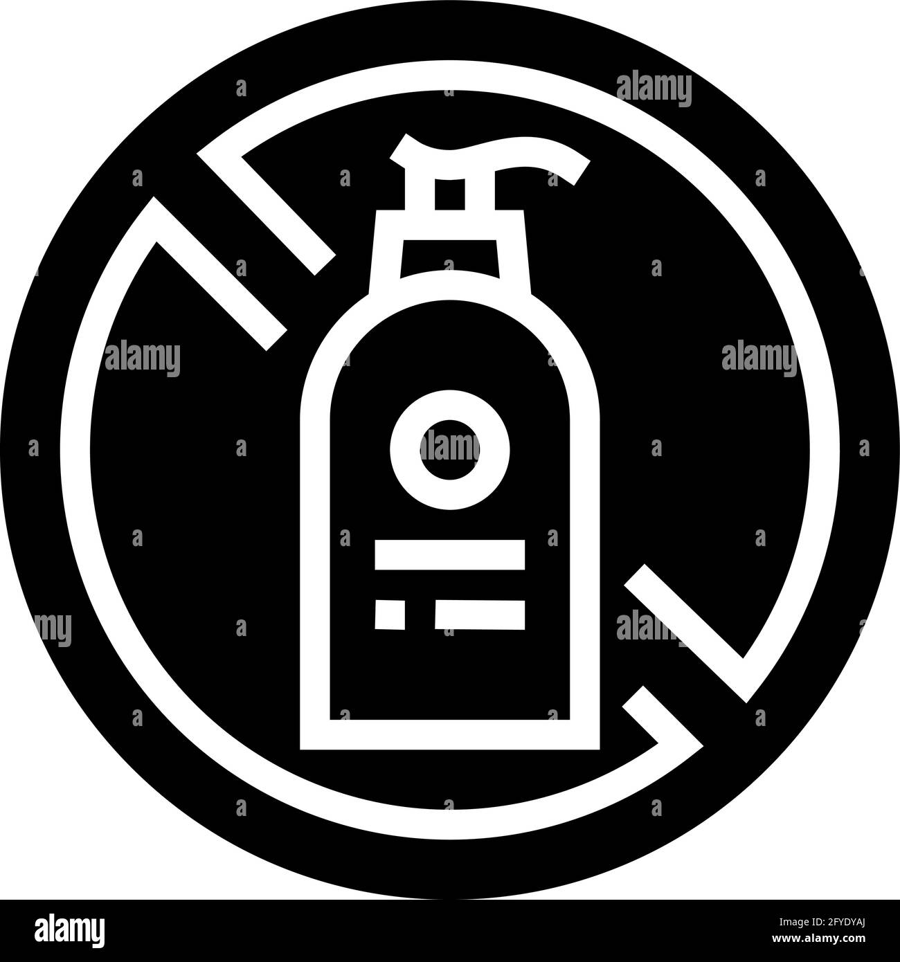 stop using liquid soap glyph icon vector illustration Stock Vector ...