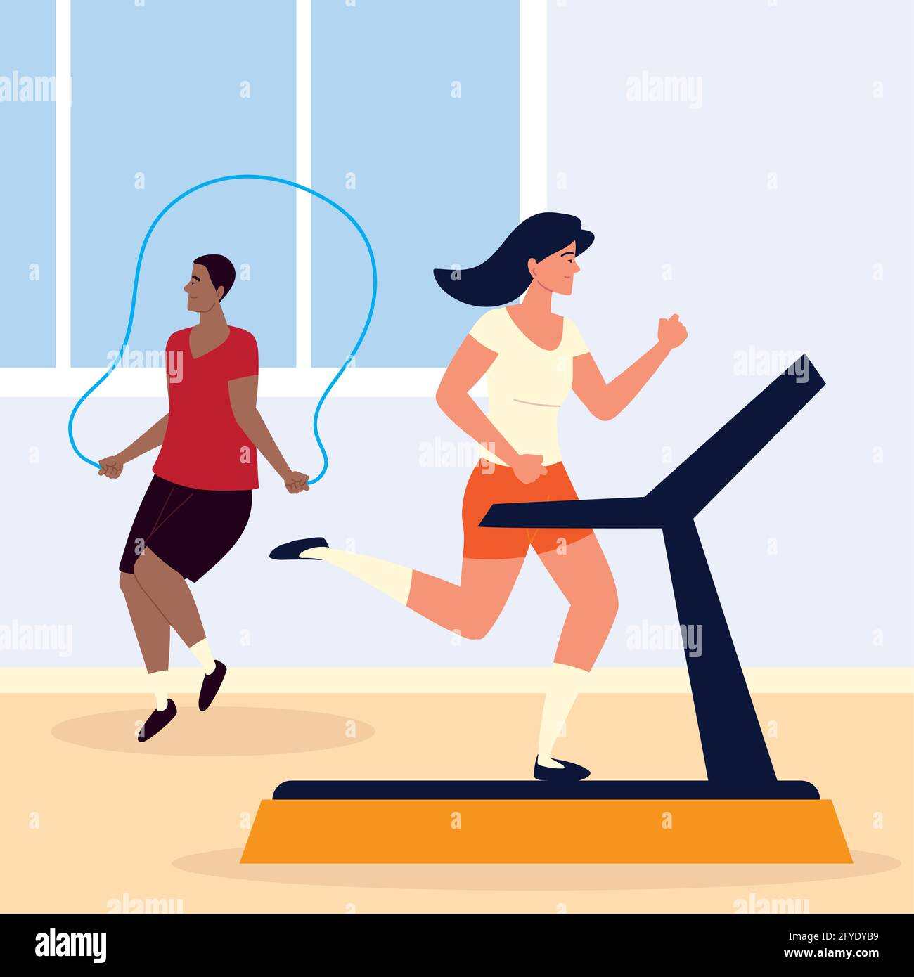 characters doing sport activities Stock Vector Image & Art - Alamy