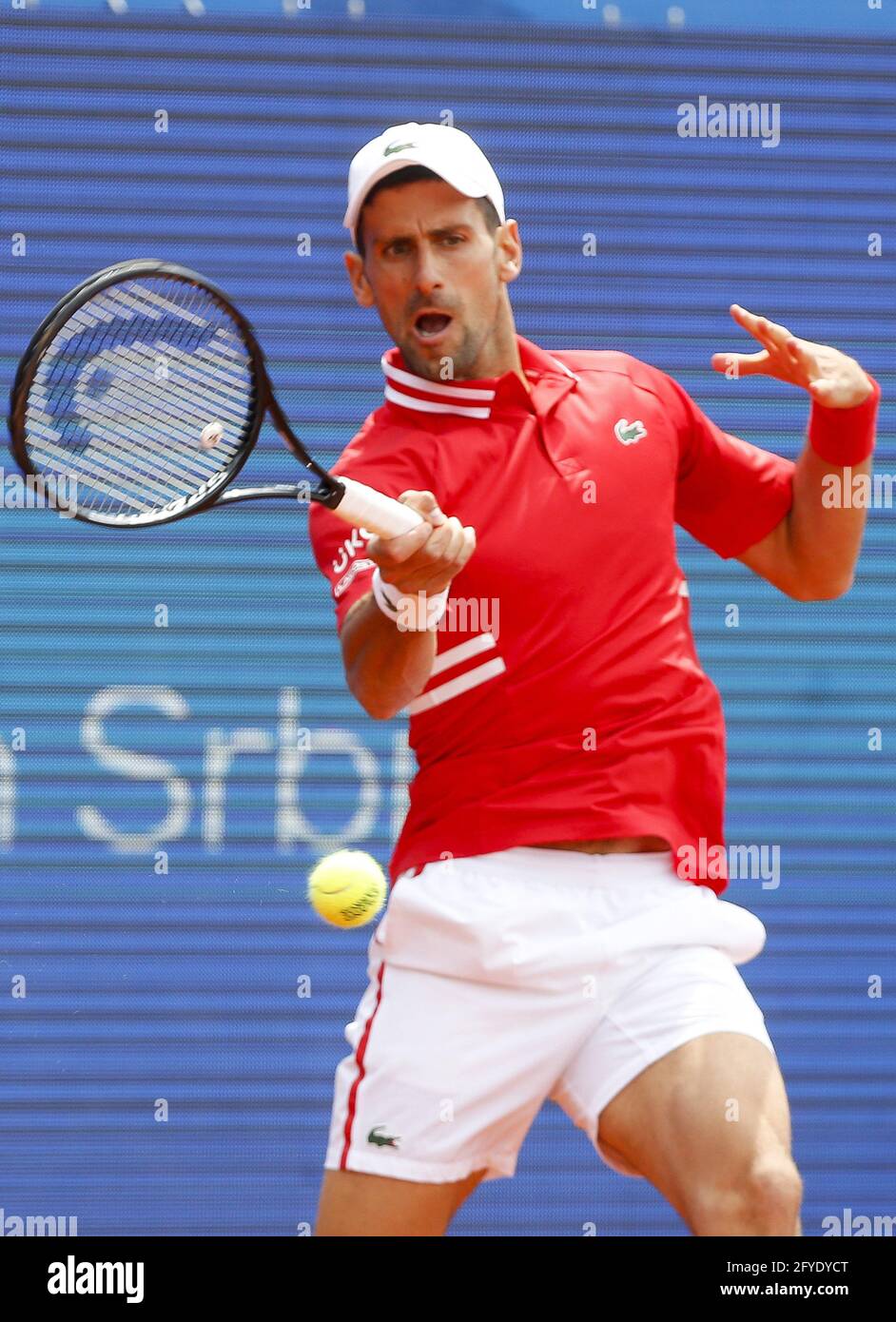 Novak djokovic forehand hi-res stock photography and images - Alamy