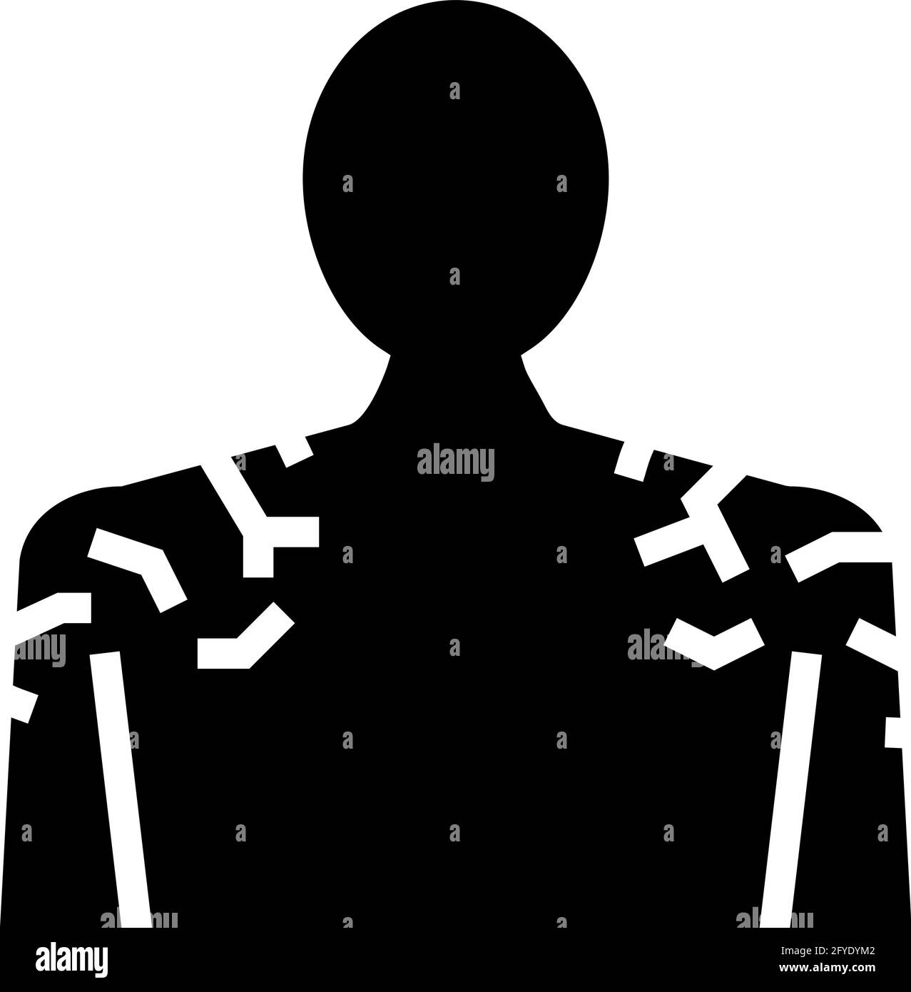 Shoulders dry skin icon hi-res stock photography and images - Alamy