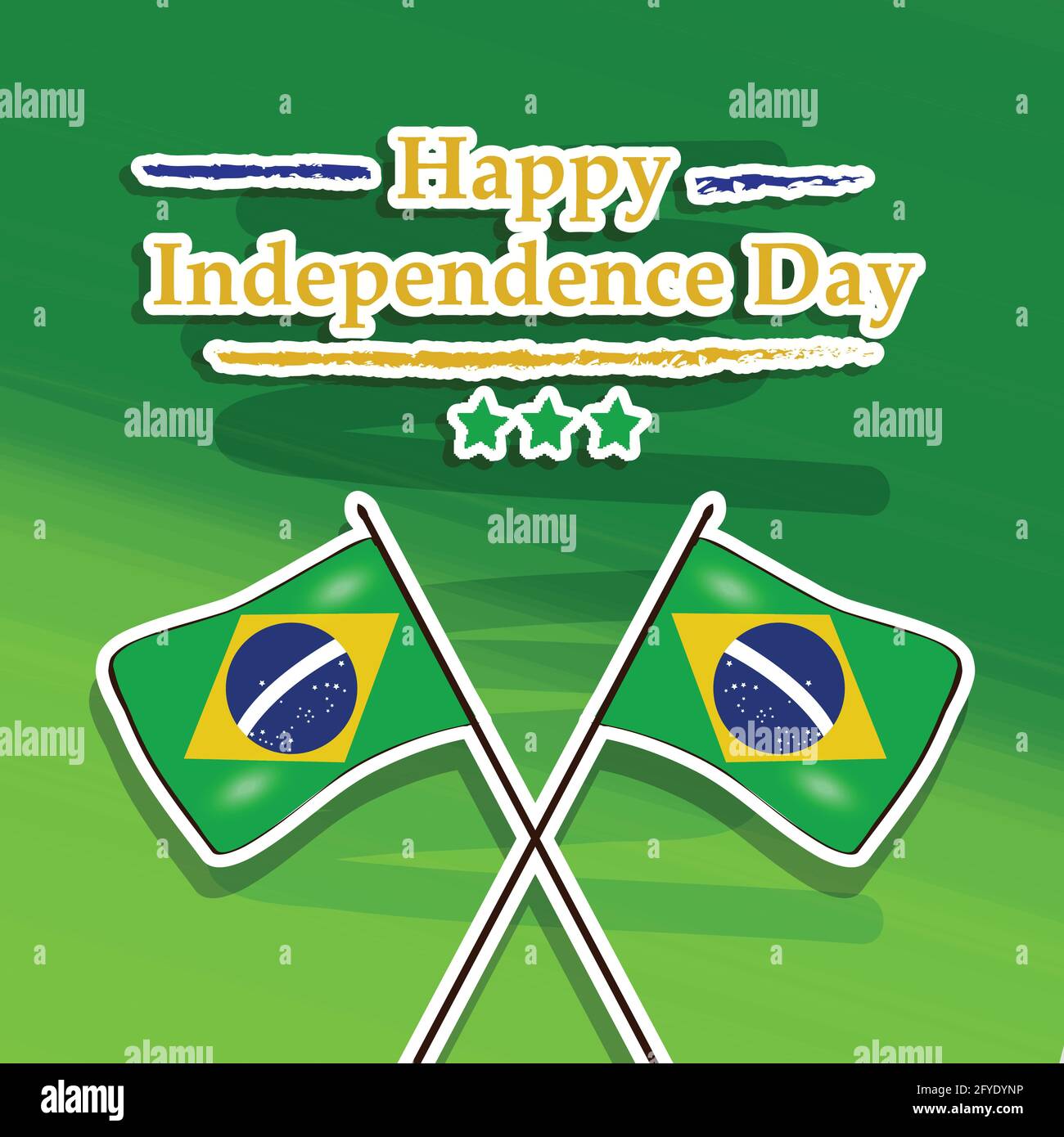 Brazil Independence Day Stock Vector Image & Art - Alamy