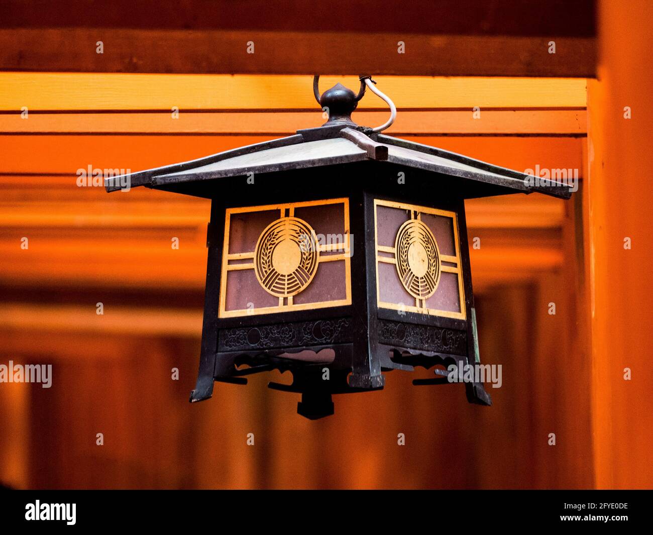 Detail of lantern at Fushimi Inari shrine, Kyoto, Japan Stock Photo - Alamy