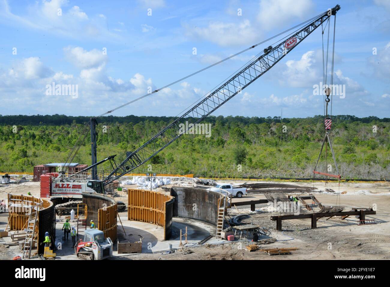 Cocoa, Brevard County. Florida USA. May 27, 2021. Brightline Trains ...