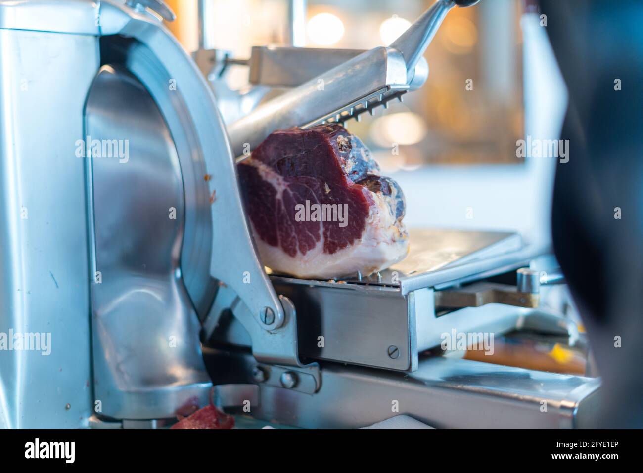 Ham slicing machine High Resolution Stock Photography and Images - Alamy