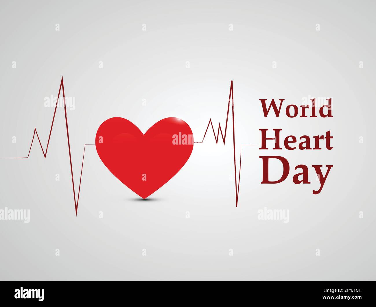 World Heart Day Background Stock Vector Image & Art - Alamy