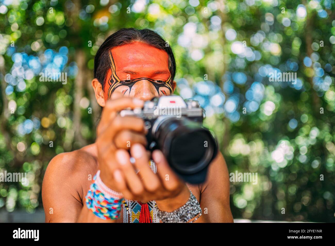 Pataxo indian hi-res stock photography and images - Alamy