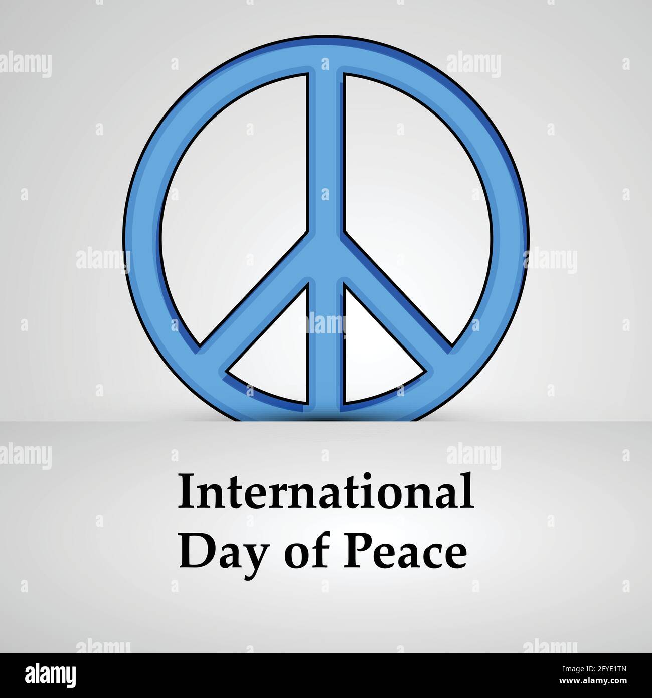 World Peace Day Stock Vector Image & Art - Alamy