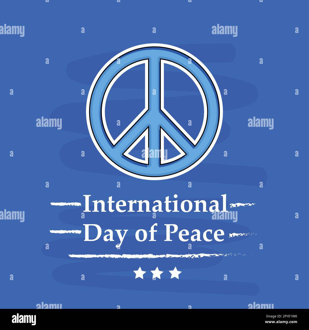 World Peace Day Stock Vector Image & Art - Alamy