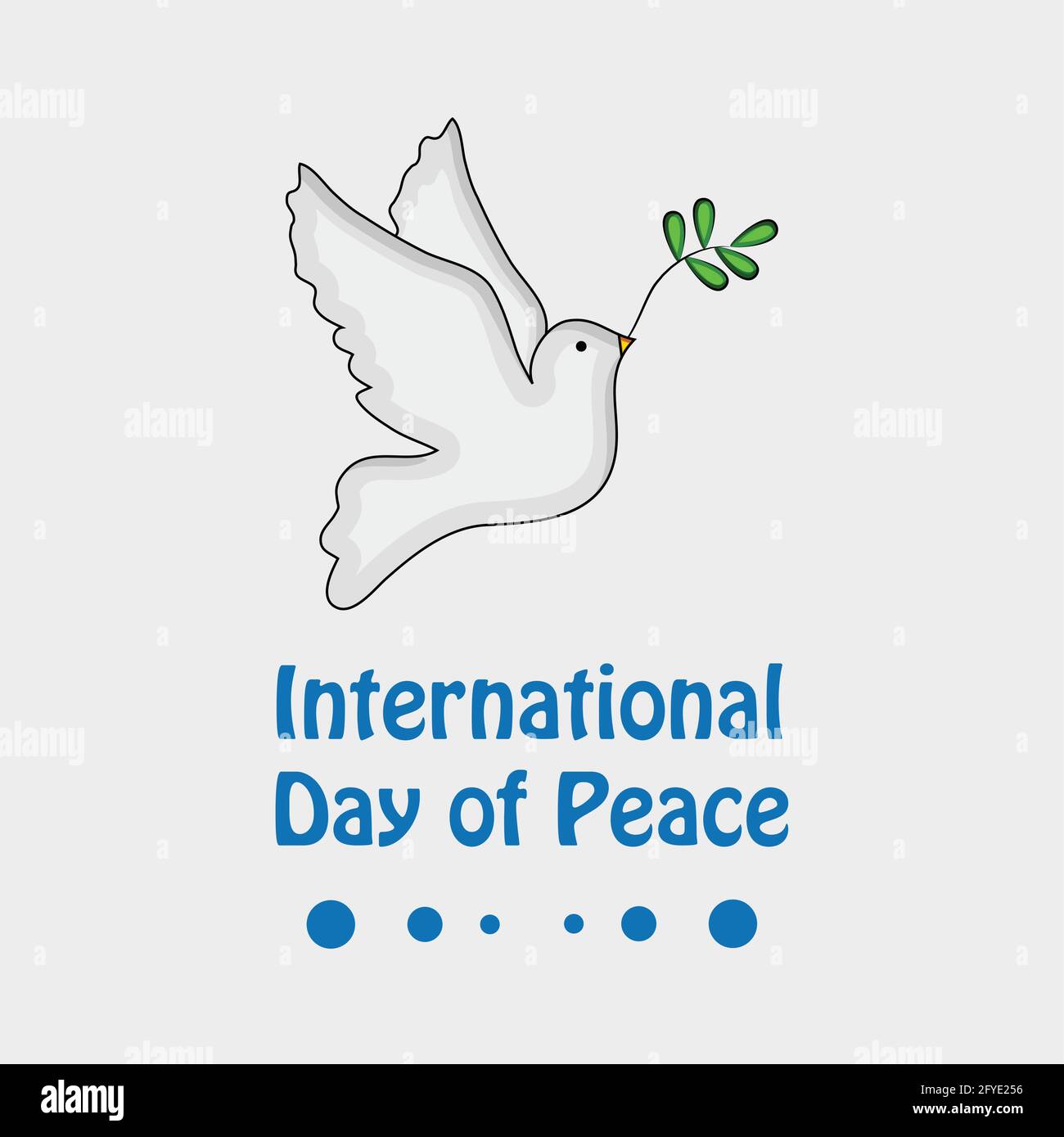World Peace Day Stock Vector Image & Art - Alamy