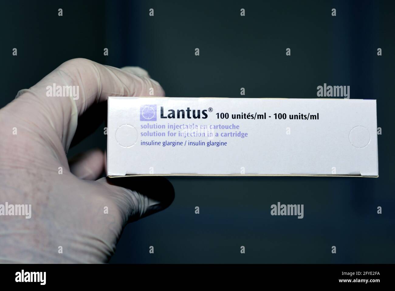 Lantus (insulin glargine injection) 100 Units cartridge is indicated in ...