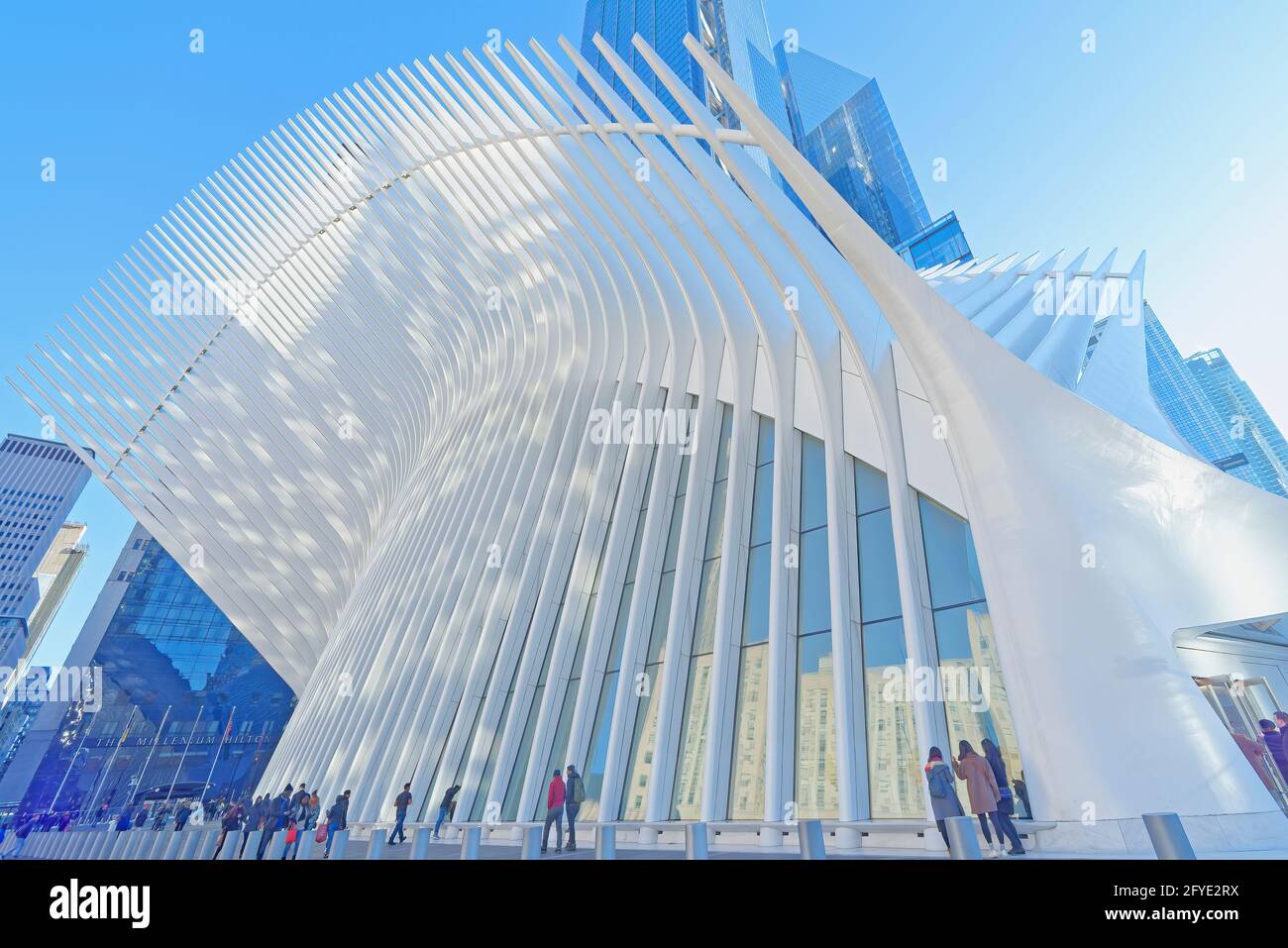 Oculus World Trace Center Train Station Stock Photo - Alamy