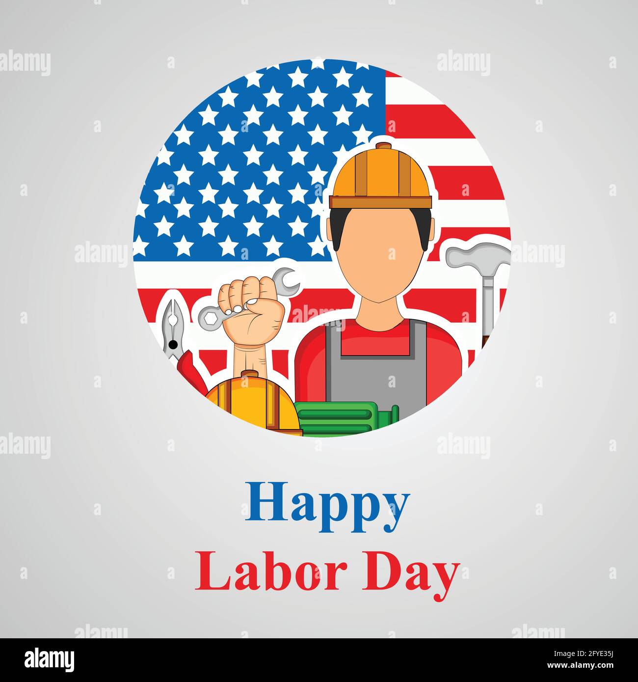 USA Labor Day Stock Vector Image & Art - Alamy