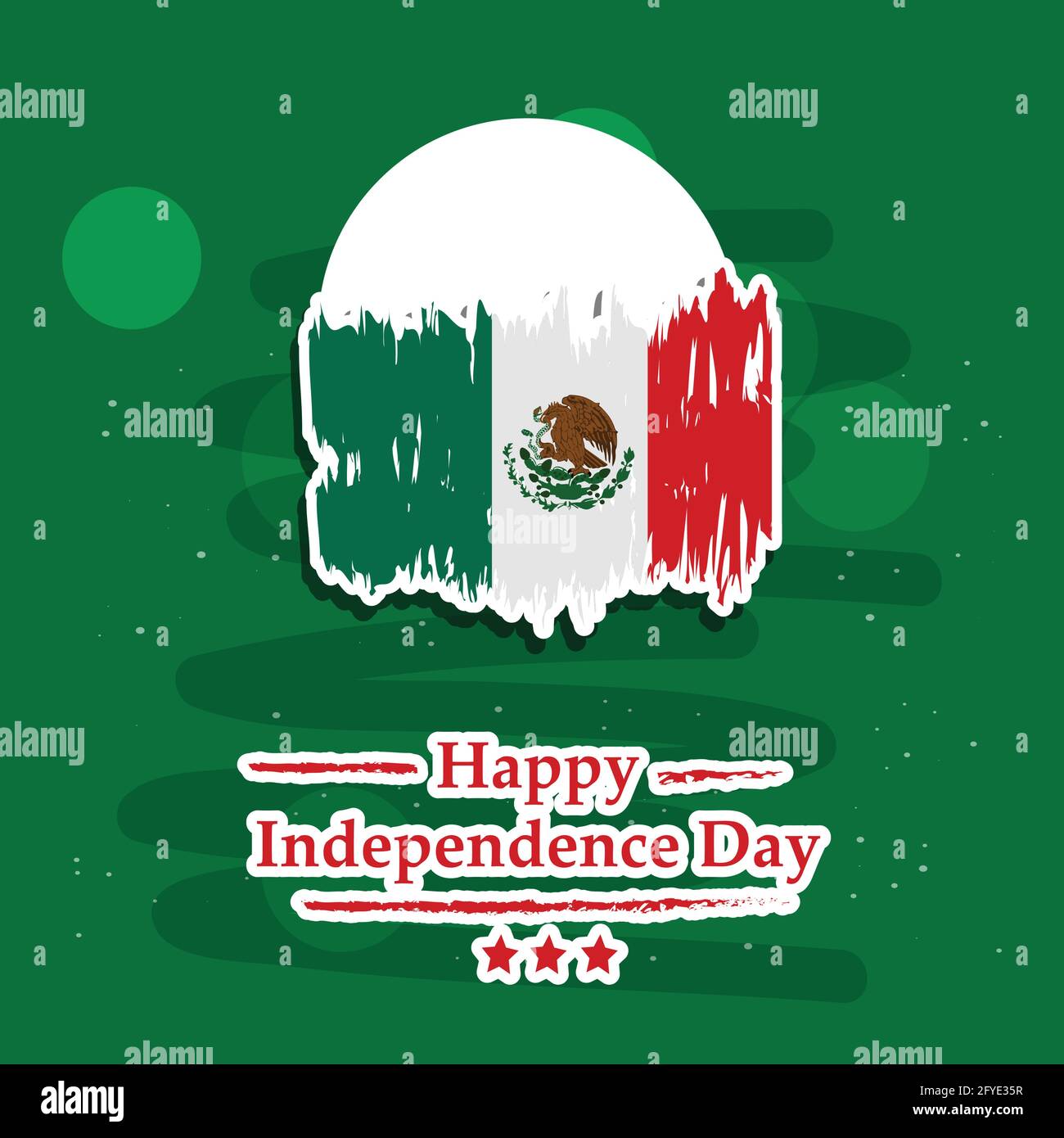 Mexico Independence Day Stock Vector Image & Art - Alamy