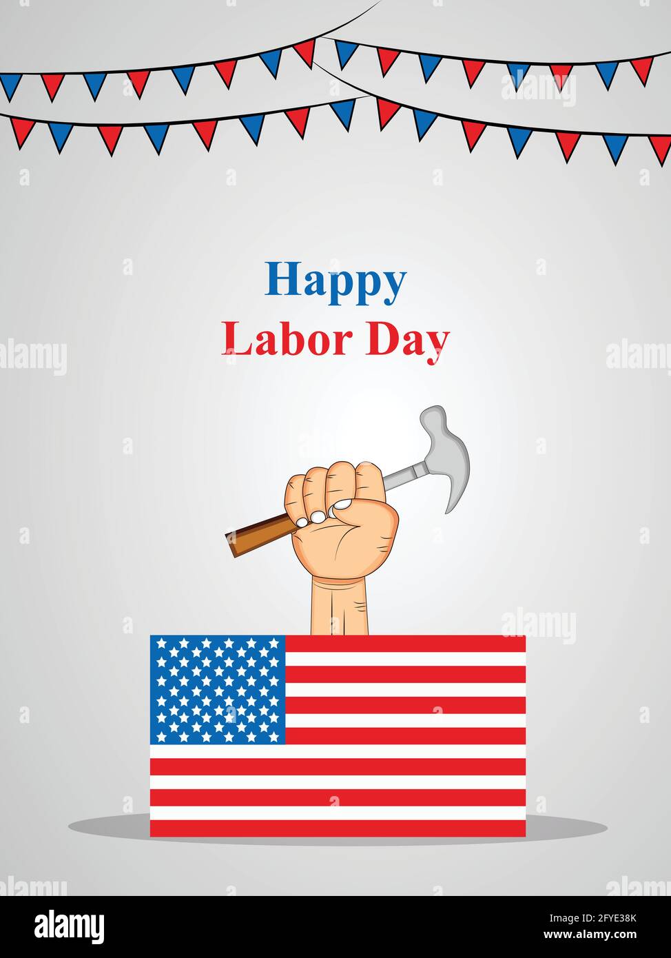 USA Labor Day Stock Vector Image & Art - Alamy