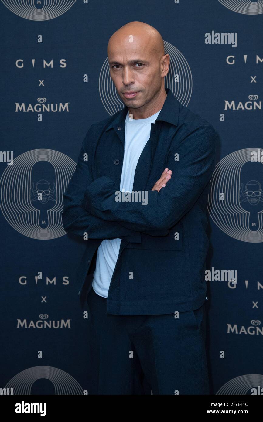 Eric Judor attending the 'Gims x Magnum' ice cream launch at the Espace ...