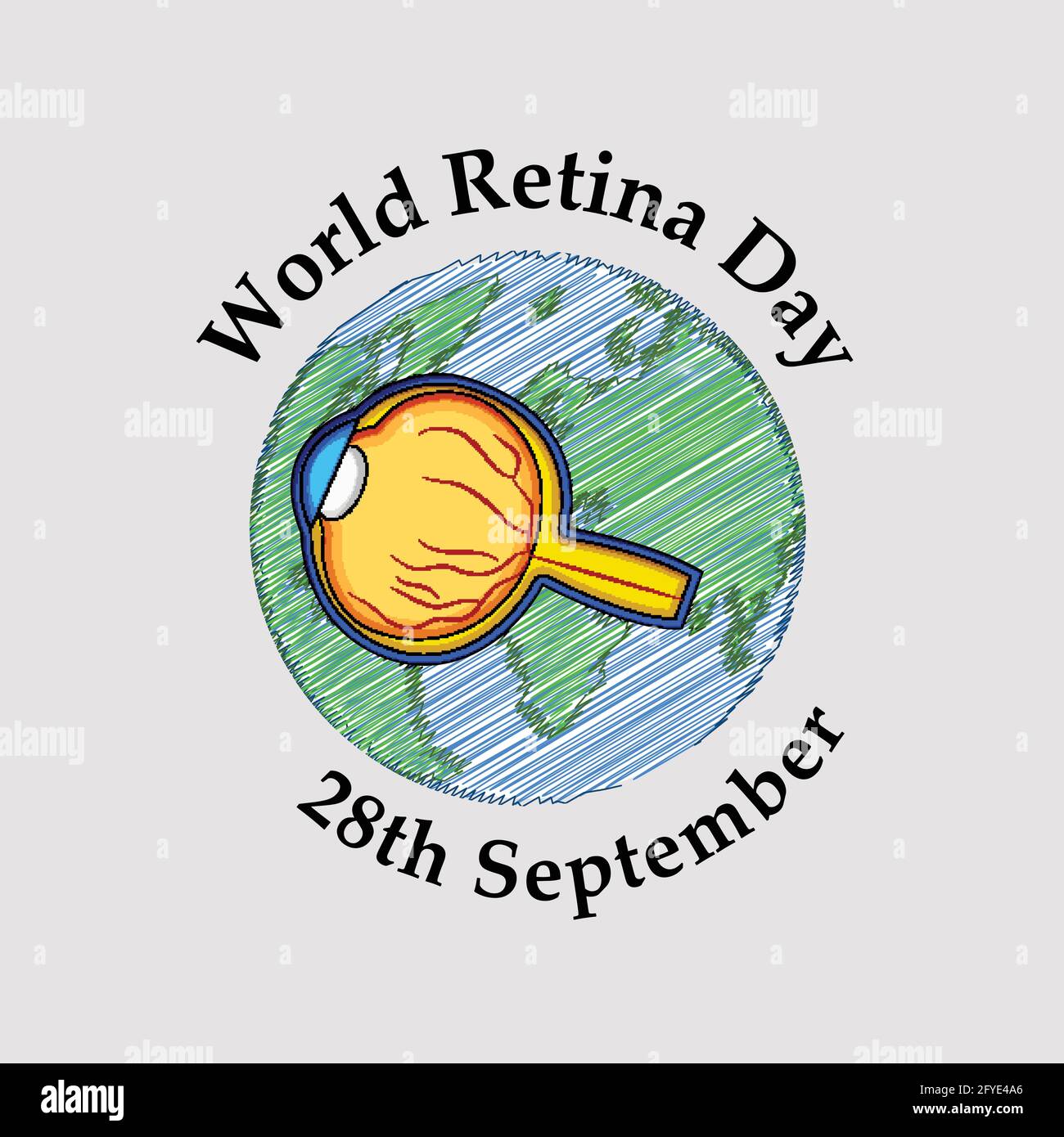 World Retina Day Stock Vector Image & Art - Alamy