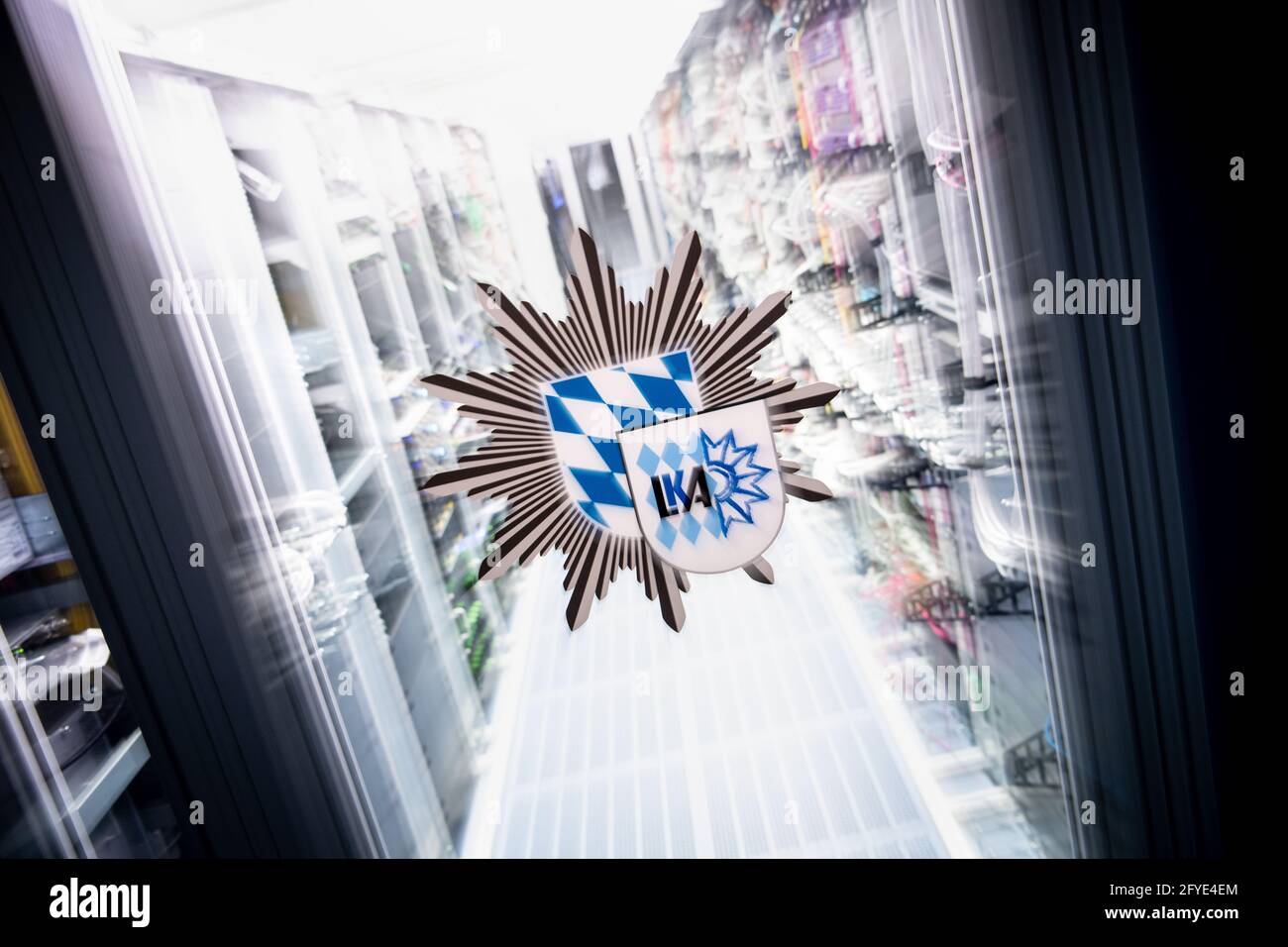 Munich, Germany. 18th May, 2021. The logo of the Bavarian State ...