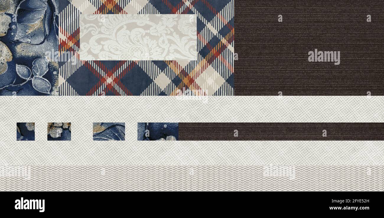 brown and ivory color background with chex pattern use for ceramic wall ...