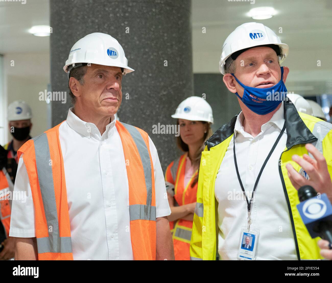 Governor Andrew Cuomo and MTA Chief Development Officer Janno Lieber ...