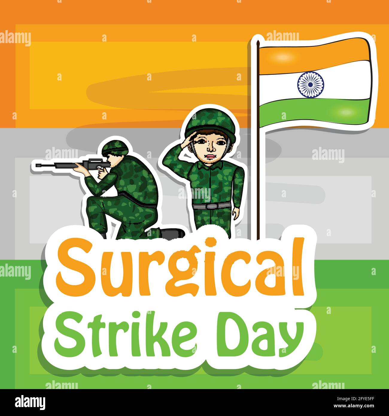 Surgical Strike Day India Stock Vector Image & Art - Alamy