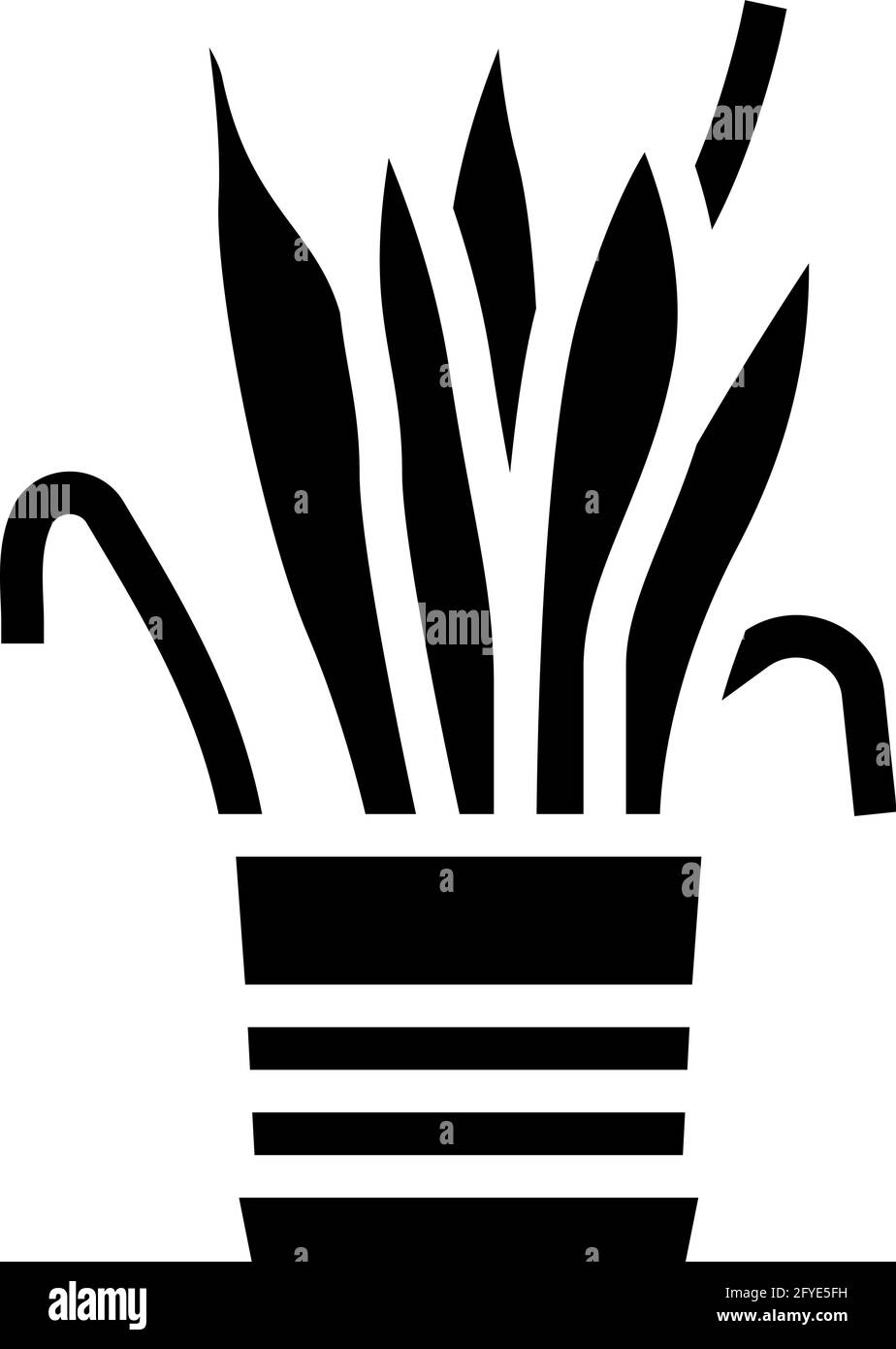 Drying plant branch leaves Stock Vector Images - Alamy