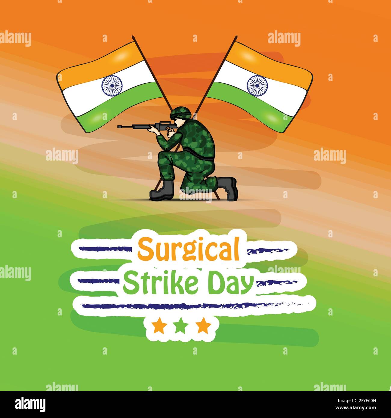 Surgical Strike Day India Stock Vector Image & Art - Alamy