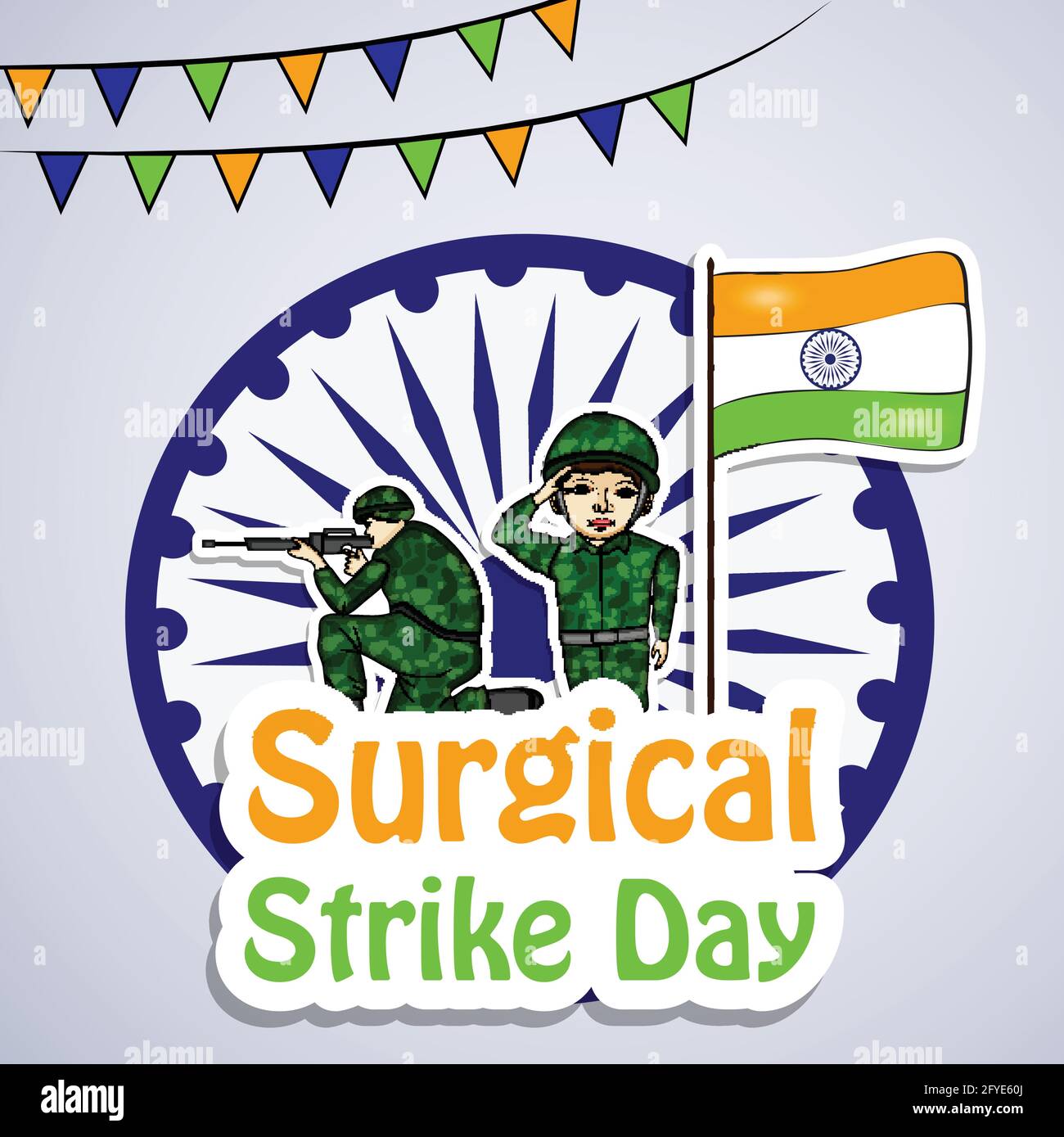 Surgical Strike Day India Stock Vector Image & Art - Alamy