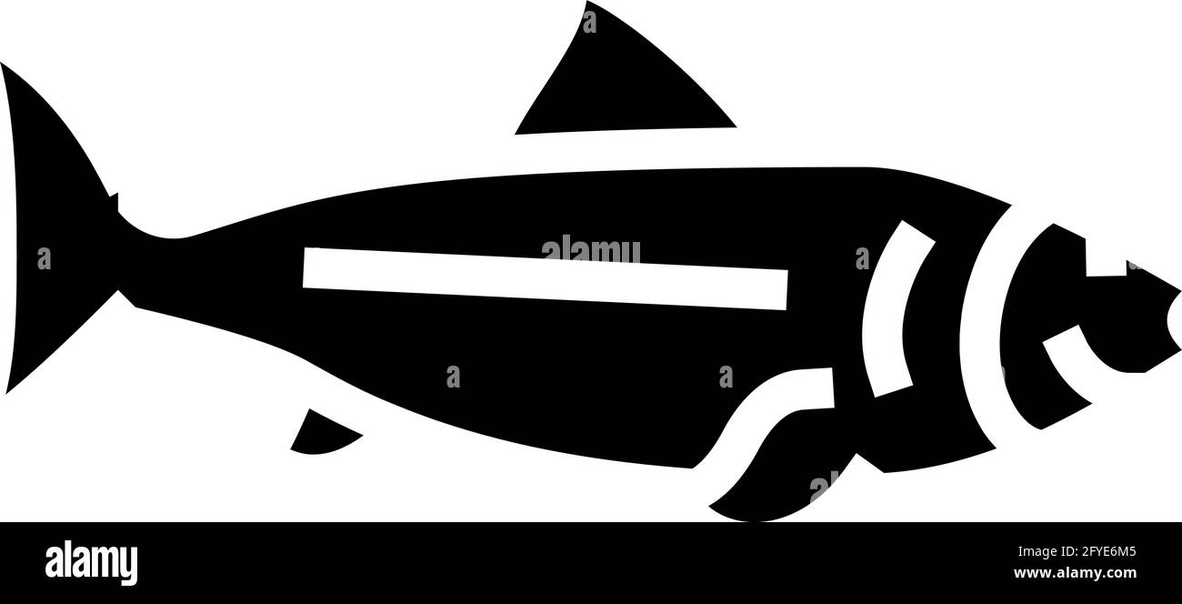 fish ocean glyph icon vector illustration Stock Vector Image & Art - Alamy