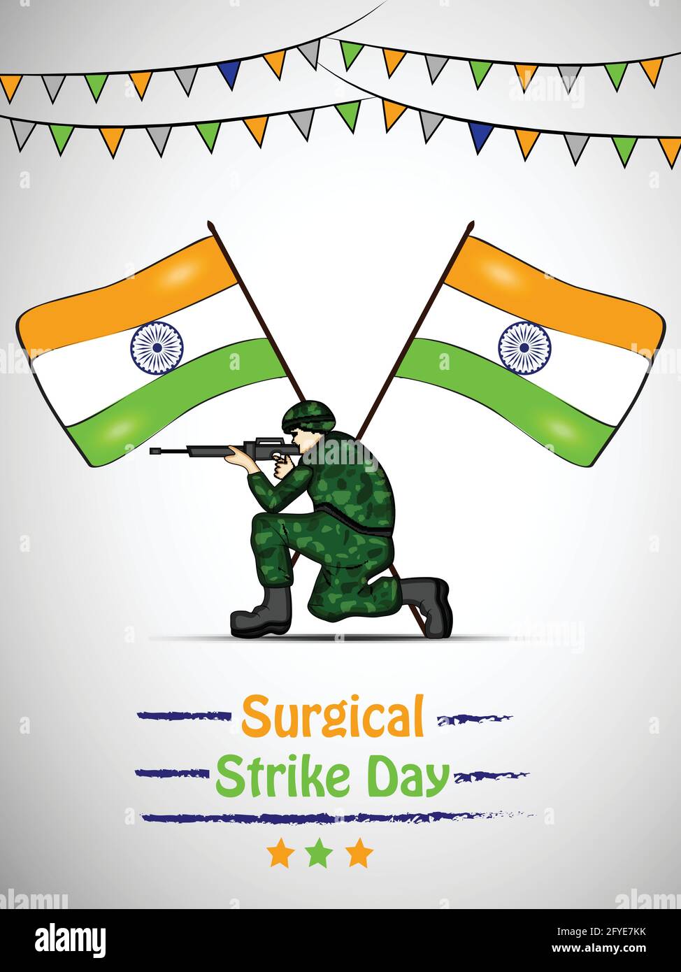 Surgical Strike Day India Stock Vector Image & Art - Alamy